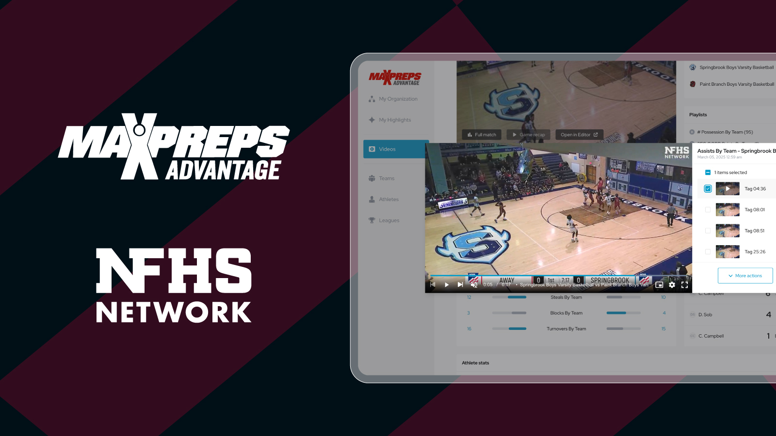 Streaming + MaxPreps Advantage: More Exposure, Less Work